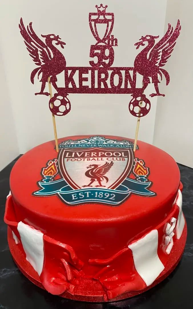 Liverpool fc badge edible cake topper